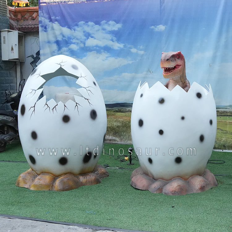 Dinosaur egg-shaped Fiberglass Sculpture – Longtu Dinosaur Art